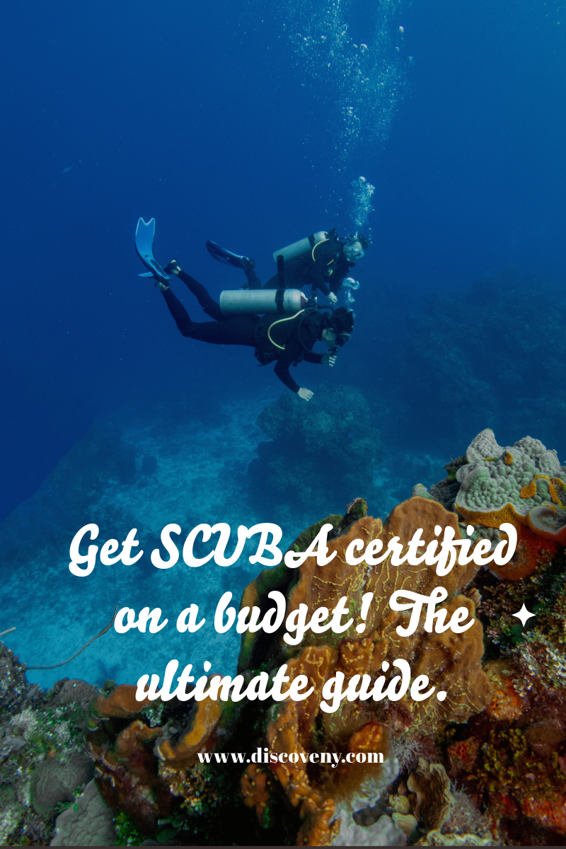 Getting your SCUBA diving Open Water Certification on a budget: the ...